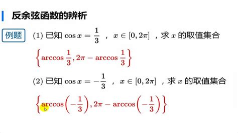 高中必修四数学《反正弦函数和反余弦函数》高清1080p在线观看平台腾讯视频 高中必修四数学《反正弦函数和反余弦函数》高清1080p在线观看平台腾讯视频