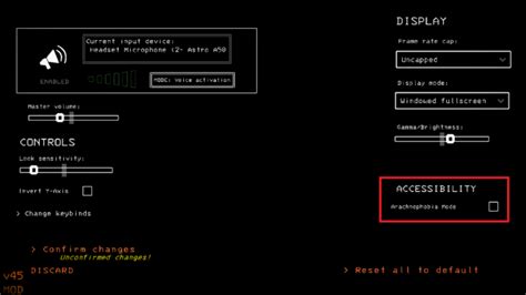 How Does Lethal Company Arachnophobia Mode Work