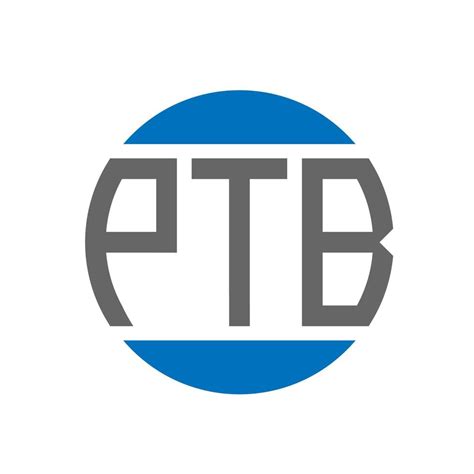 Ptb Letter Logo Design On White Background Ptb Creative Initials