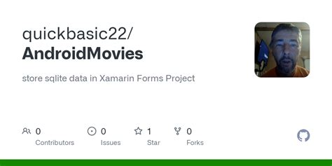 GitHub Quickbasic22 AndroidMovies Store Sqlite Data In Xamarin Forms
