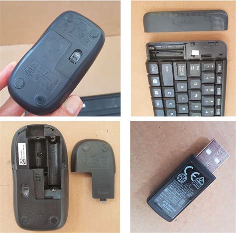 Logitech K220 Wireless Keyboard And Mouse Combo Set Sleek Designer Keyboard Easy Set Up