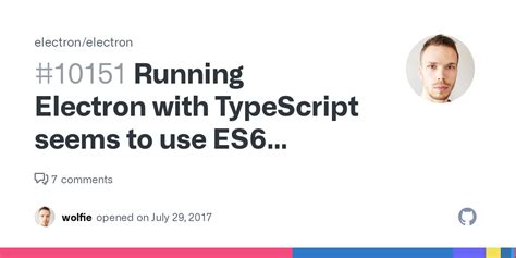 Running Electron With Typescript Seems To Use Es6 Modules Instead Of