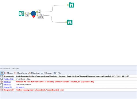 Solved Iterative Macro Field Error Alteryx Community
