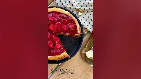 آموزش چیز کیک تنوری توت فرنگی Cake Strawberrycheesecake Strawberry