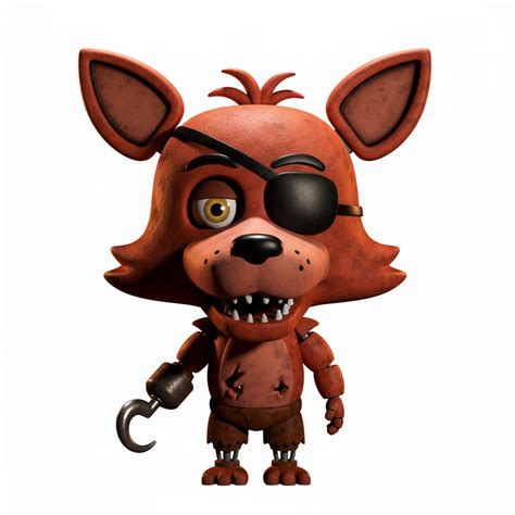 🧸 Chibi Foxy Fnaf・ Stl File For 3d Printing・cults