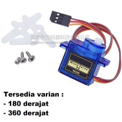 Jual Tower Pro Micro Servo Sg90 Sg 90 For Arduino 180 Derajat Kota