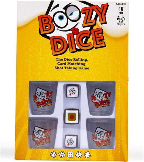 Boozy Dice Juego Adictivo De Estrategia Y Oportunidad Para Adultos Juegos De Fiesta De Dados