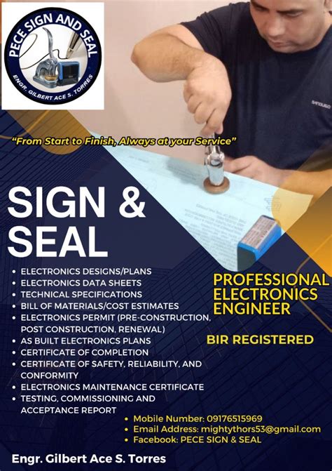 Pece Sign And Seal Services On Linkedin The Most Trusted Reliable And Committed Professional