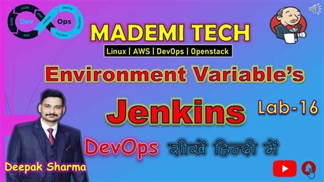 Lab 16 Environment Variables In Jenkins Mademi Tech Youtube