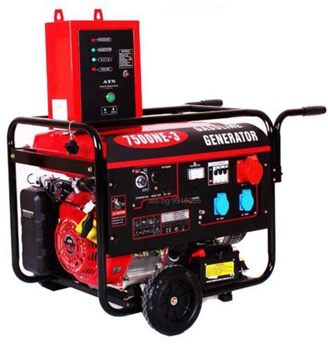 Генератор 8 Kw трифазен монофазен с АТС Генератори Хасково Трифазен бензинов генерато