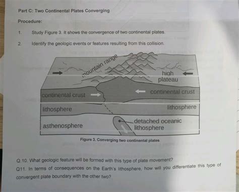 Part C Two Continental Plates Converging StudyX