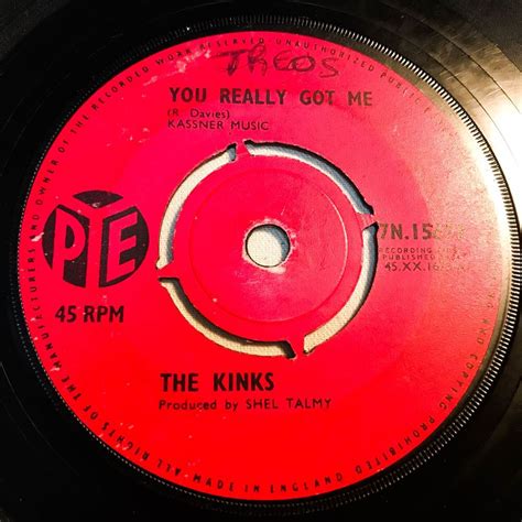 【傷や汚れあり】 Uk Org The Kinks You Really Got Me Pye Recordsの落札情報詳細
