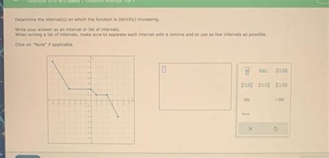 Solved Determine The Interval S On Which The Function Is Chegg Com