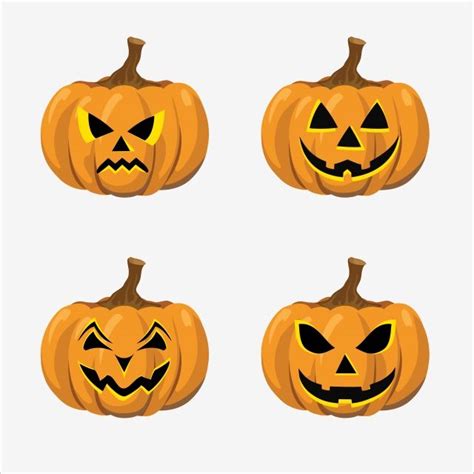 할로윈 호박 표정 일러스트 Png 할로윈 호박 01 이미지 벡터 Psd 파일 Pngtree Halloween Pumpkins Halloween Clipart