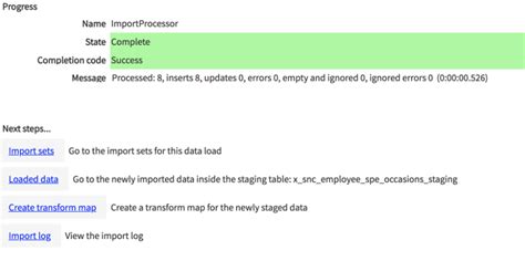 how to load excel sheet data into servicenow using import set