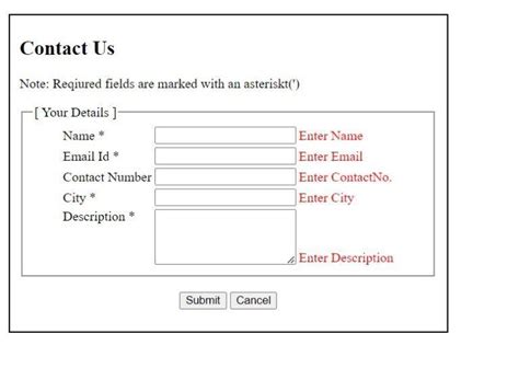 Html Programs With Their Input And Output