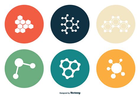 Nanotechnology Vector Icon Set Download Free Vector Art Stock