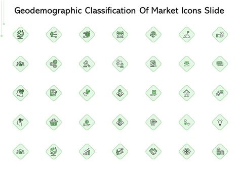 Geodemographic Classification Of Market Icons Slide Ppt Powerpoint Presenta