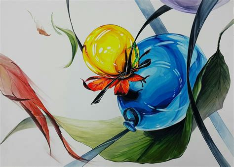 기초디자인 풍선단풍잎낙엽리본바람벡터미술학원클릭미술학원혜t7반미대입시화이팅 예술 그림 귀여운 커플 아트 미술 구도