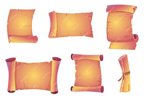 양피지 두루마리 골동품 파피루스 두루마리 종이 무료 벡터