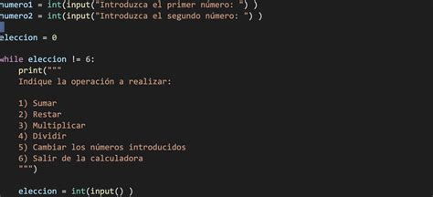 Cómo hacer una calculadora en Python EIP