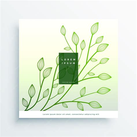 아름 다운 손으로 그린 나뭇잎 배경 무료 벡터