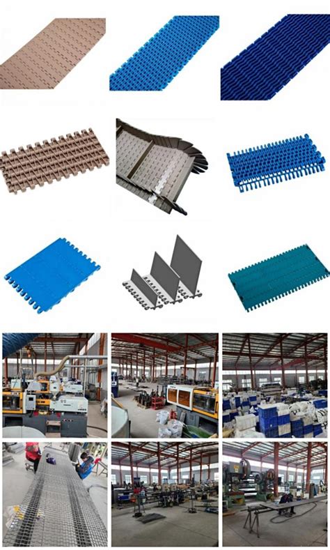Modular Plastic Conveyor Belt With Roller By Lateral Pulley Type