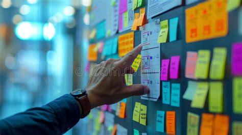 Agile Software Development Scrum Methodology Boards Workflow Finger