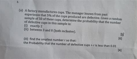 Binomial Distribution Question Any Ideas R6thform