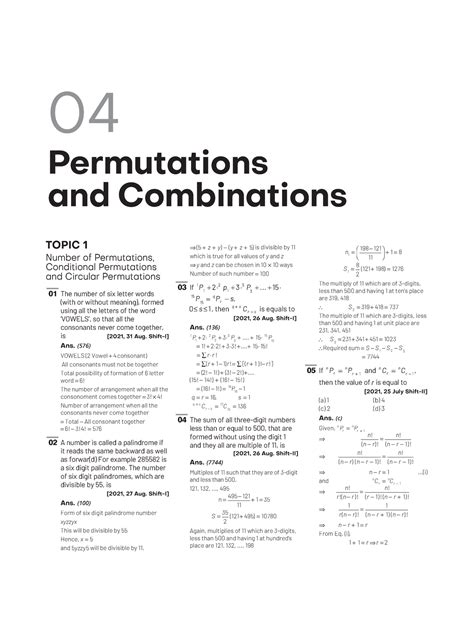 4 Permutations And Combinations 01 The Number Of Six Letter Words