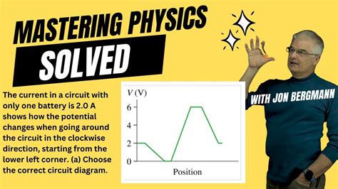 Mastering Physics 23 9 Solved The Current In A Circuit With Only One Battery Is 2 0 A Shows How