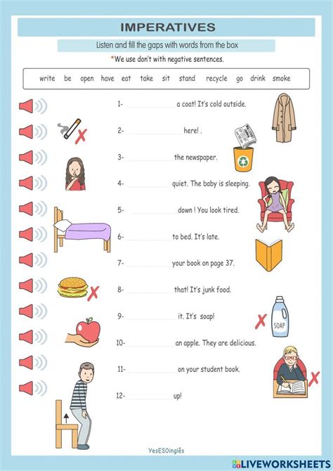 Imperative Worksheet Mastering The Art Of Effective Communication