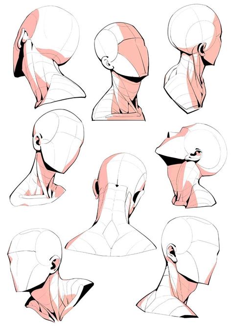 Референс головы アートリファレンス プロダクトスケッチ アートスケッチ