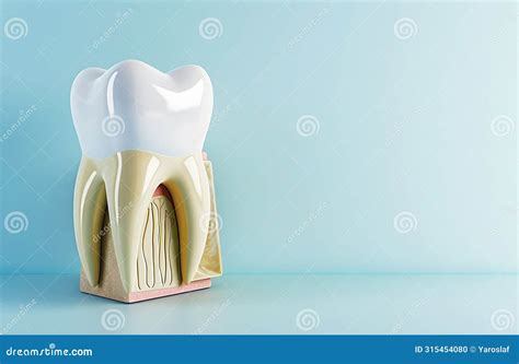 Human Gingiva Epithelium Rete Ridges Stock Image