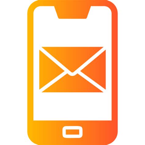 Phone Message Generic Flat Gradient Icon