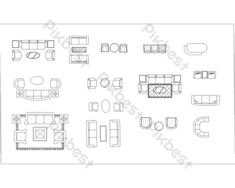 Sofa Plane Model Cad Block Decors 3d Models Dwg Free 48 Off