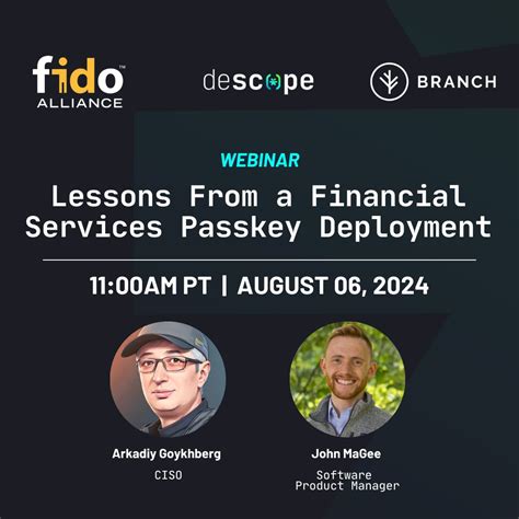 Join Fido Alliance Fireside Chat On Passkey Implementation Descope Posted On The Topic Linkedin