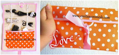 C Mo Hacer Un Organizador De Cables Port Til Cositasconmesh