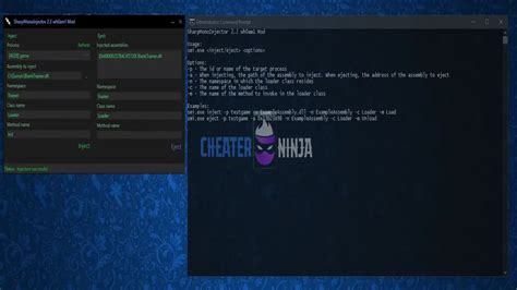 SharpMonoInjector Best Free Injector For Unity Games Cheater Ninja
