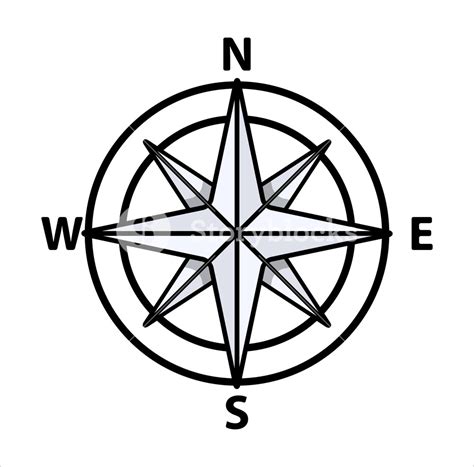 Compass Sign Vector Illustration Royalty Free Stock Image Storyblocks