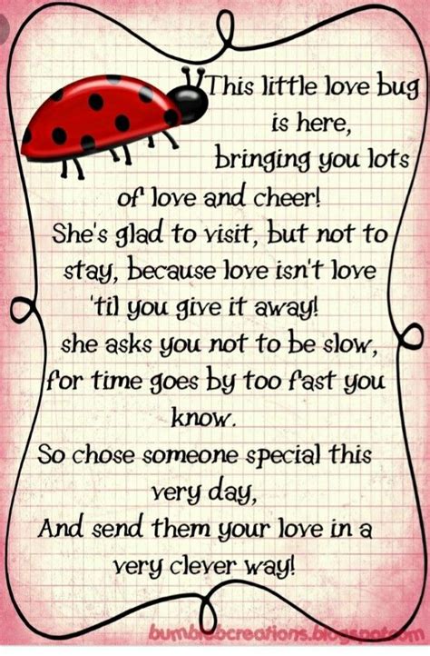 Pin By Sherry Washburn On Sidney Ladybug Quotes Love Bugs Ladybug Theme