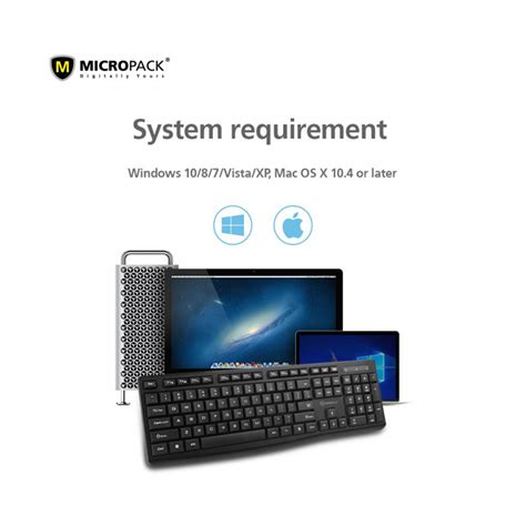 Micropack Compact Wired Keyboard En Ar In Lebanon With Warranty