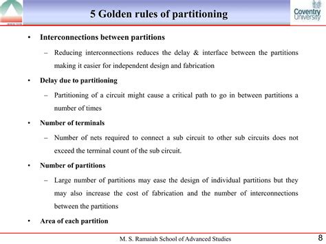 System Partitioning In Vlsi And Its Considerations Pptx