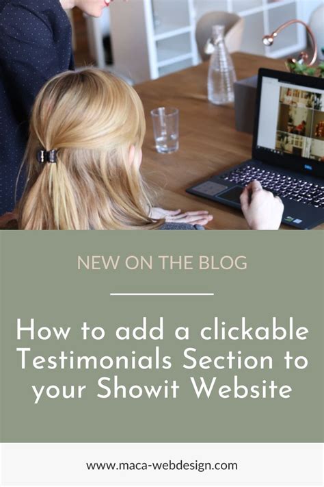 How To Add A Clickable Testimonials Section To Your Showit Website Showit Website Showit