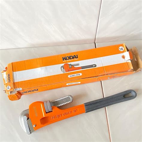 Jual Kunci Pipa Kunci Monyet Ukuran 18 Kodai Original Terbaru Kunci Pipa Air Pipe Wrench