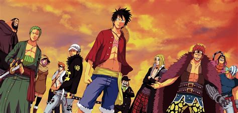 Anime One Piece Trafalgar Law Monkey D Luffy Roronoa Zoro Marshall D