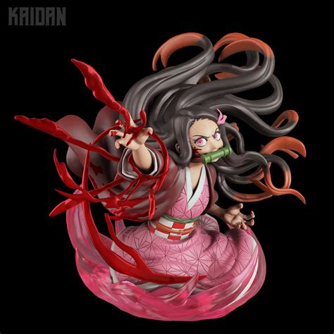 3D File Nezuko Kamado Bust DEMON SLAYER STL Ready For 3D Printing
