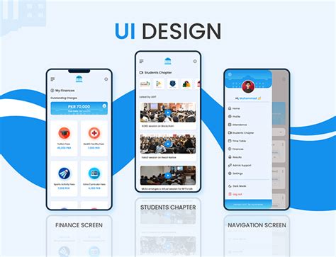 UBIT Mobile Portal Concept UI Design Case Study Behance
