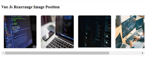 Vue Js Rearrange Image Position Change Image Index Position By Drag And Drop