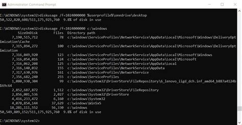 Diskusage The New Windows 10 Command Line Tool Nextofwindowscom